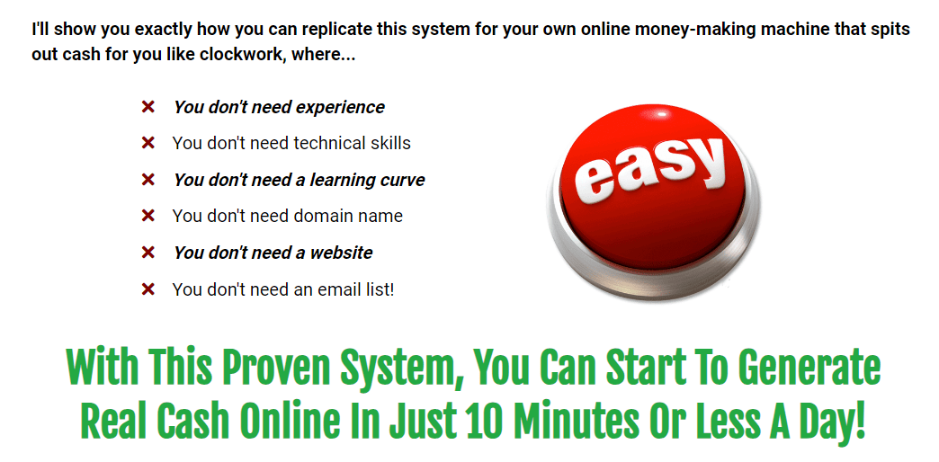 New MMO Program: 10 Minute Cash System Review